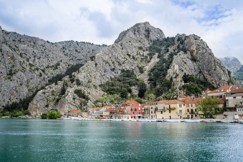 Omis town, Croatia editorial photo. Image of europe, beautiful - 91866241
