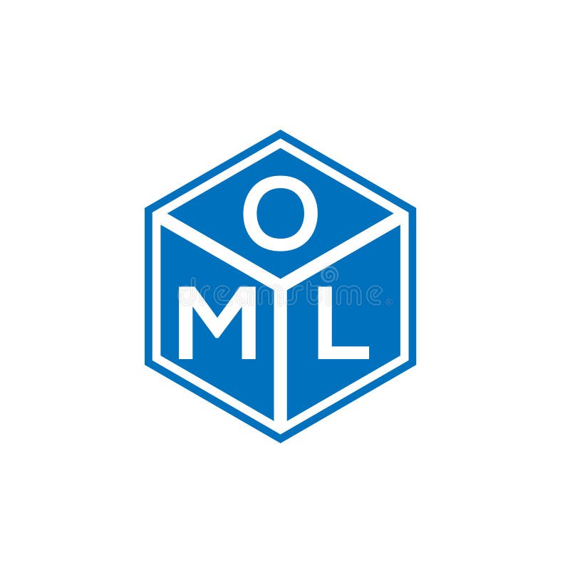 OML Letter Logo Design on Black Background. OML Creative Initials ...