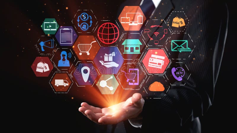 Omni Channel Technology of Online Retail Business Approach Stock ... Omni Channel Technology of Online Retail Business Approach Stock ...