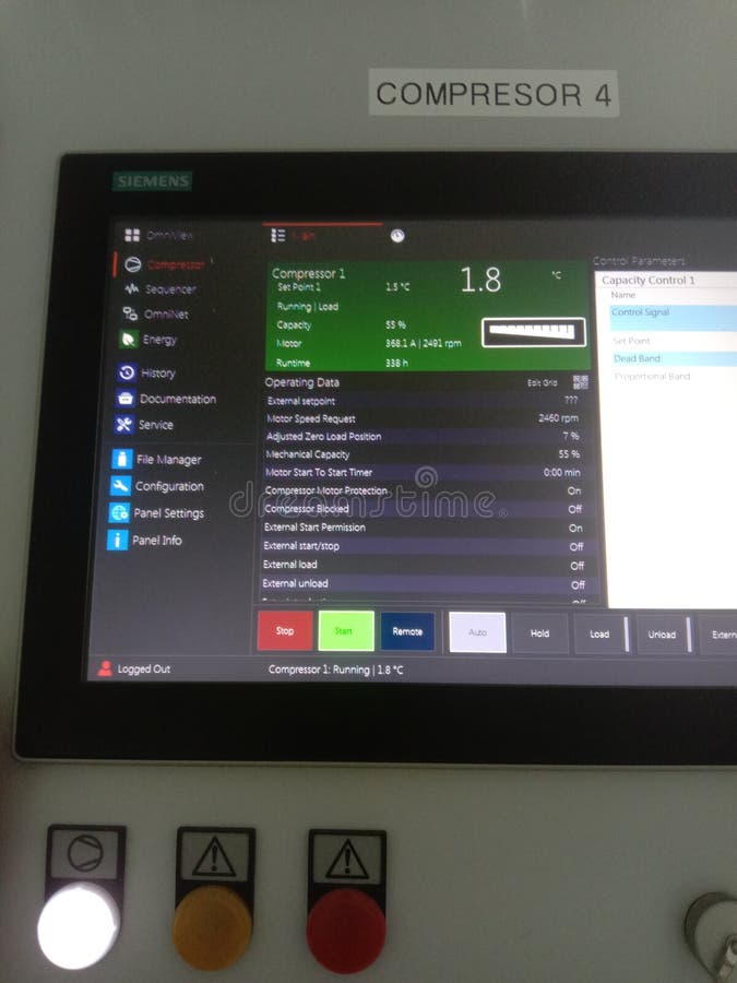 Omni Compressor Chiller Ammonia Temperature Editorial Stock Photo ...