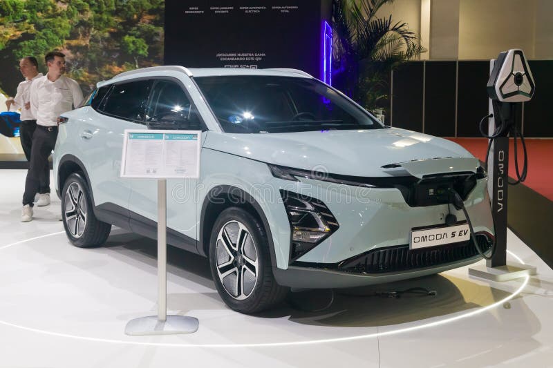 Omoda 5 EV at Automobile Barcelona 2025 Editorial Photography - Image ...