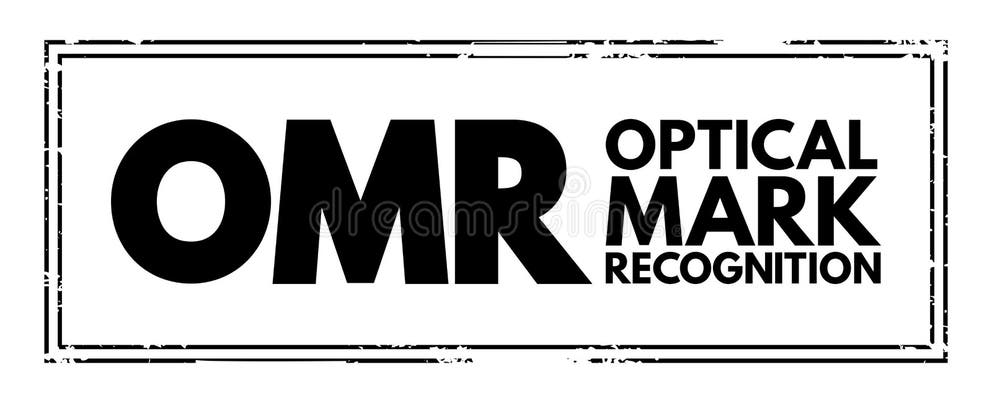 OMR Optical Mark Recognition - Process of Reading Information that ...