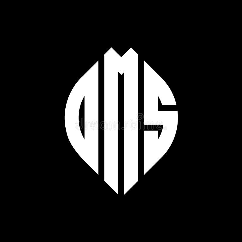 OMS Circle Letter Logo Design with Circle and Ellipse Shape. OMS ...