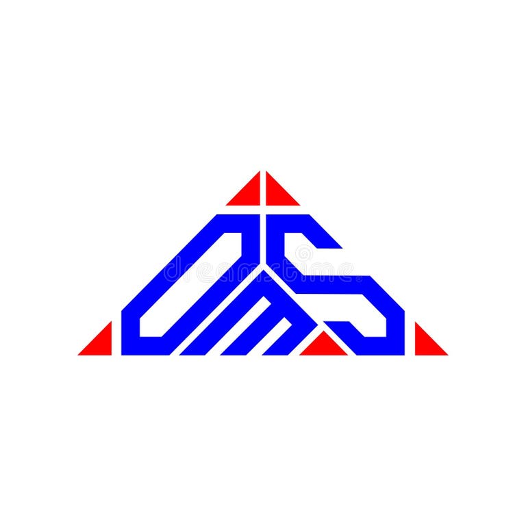 OMS Letter Logo Creative Design with Vector Graphic, OMS Stock Vector ...