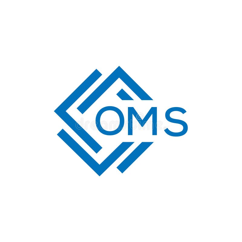 OMS Letter Logo Design on White Background. OMS Creative Circle Letter ...