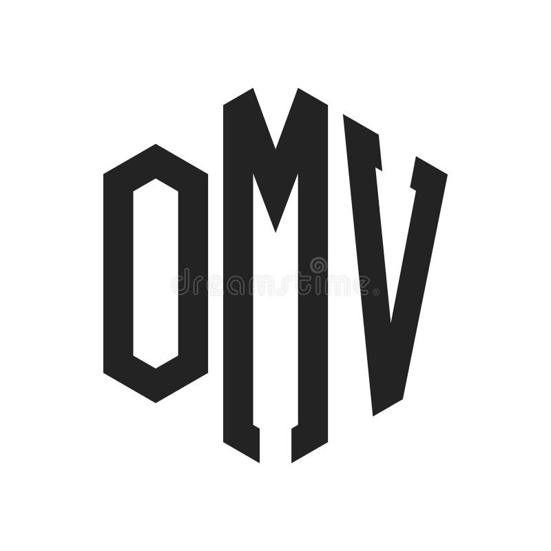 OMV Logo Design. Initial Letter OMV Monogram Logo Using Hexagon Shape ...