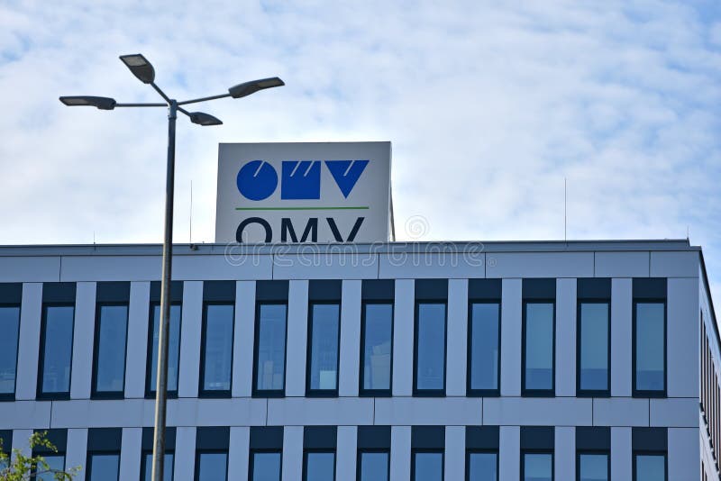 OMV Refinery in Schwechat at Night Editorial Photo - Image of great ...