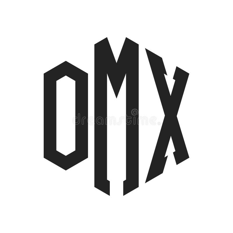 OMX Logo Design. Initial Letter OMX Monogram Logo Using Hexagon Shape ...