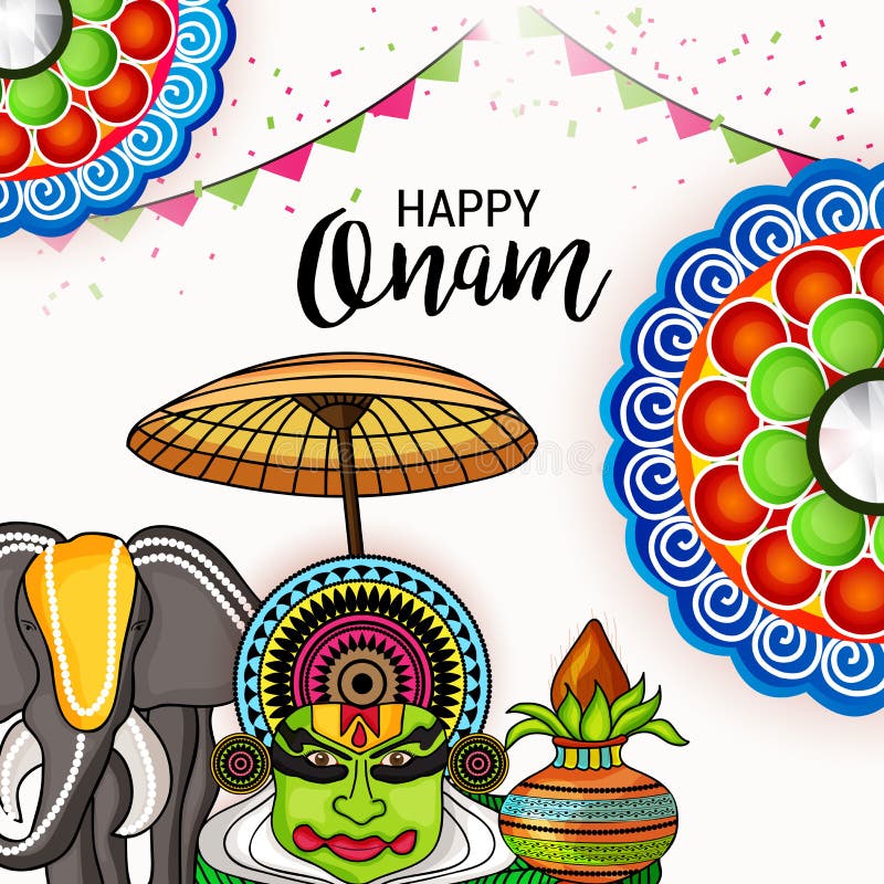 Onam stock illustration. Illustration of concept, traditional - 98343511