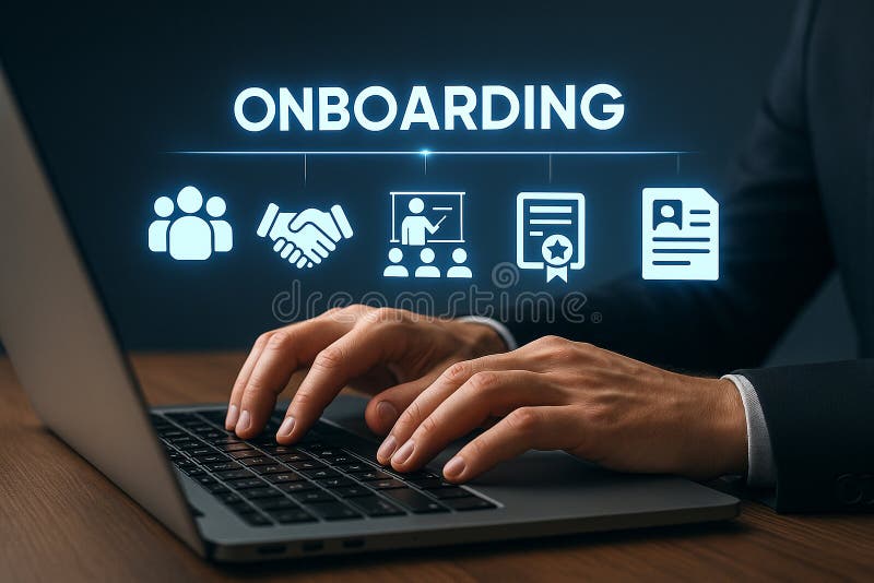 Onboarding New Employee Training Process Hr Recruitment Teamwork ...