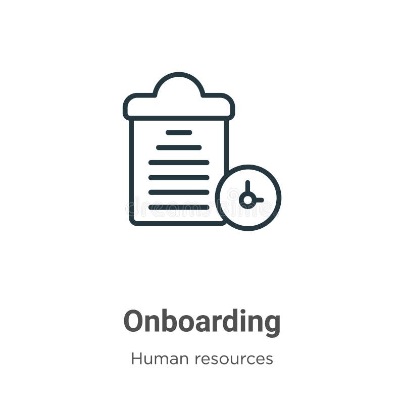 Onboarding Icon in Filled, Thin Line, Outline and Stroke Style. Vector ...