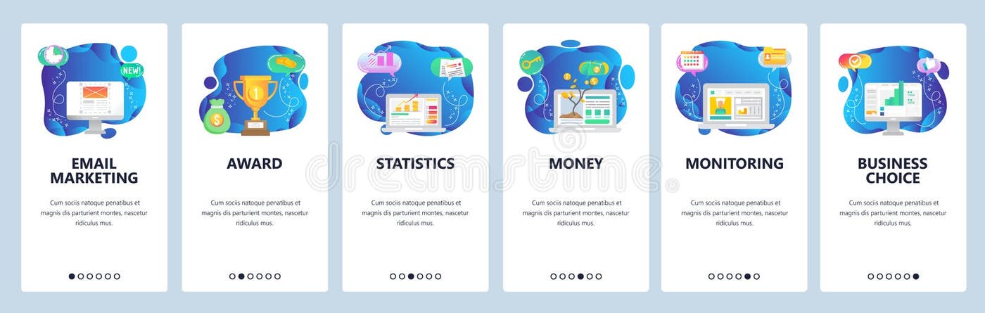 Email Application Dashboard Stock Illustrations – 218 Email Application ...
