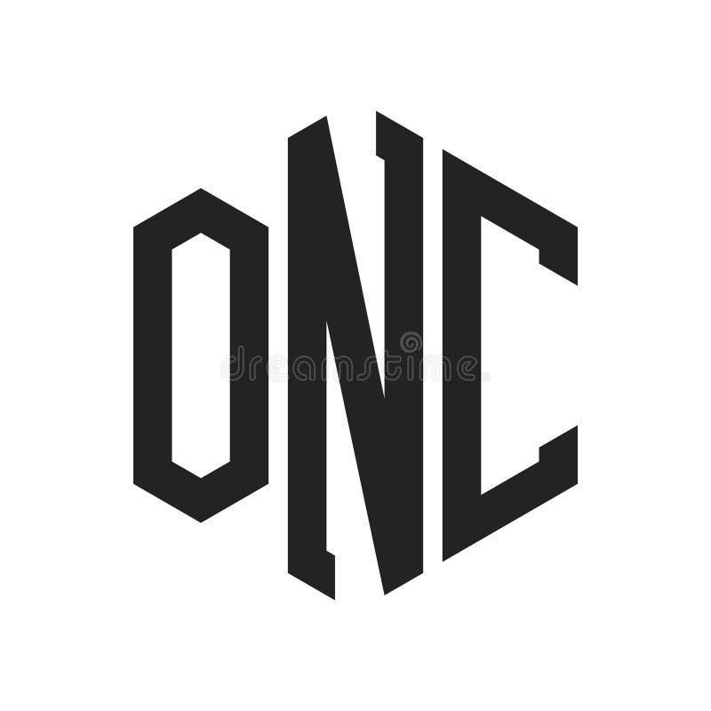 ONC Logo Design. Initial Letter ONC Monogram Logo Using Hexagon Shape ...