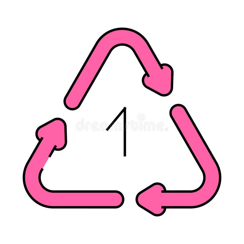 Once Reusing Plastic Packaging Icon Color Illustration Stock Vector ...