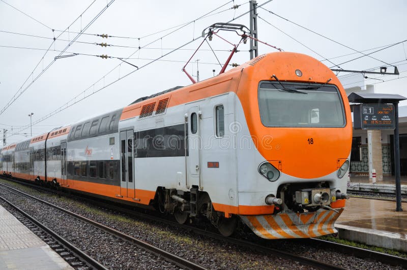 ONCF Train in Casablanca, Morocco Editorial Photography - Image of ...