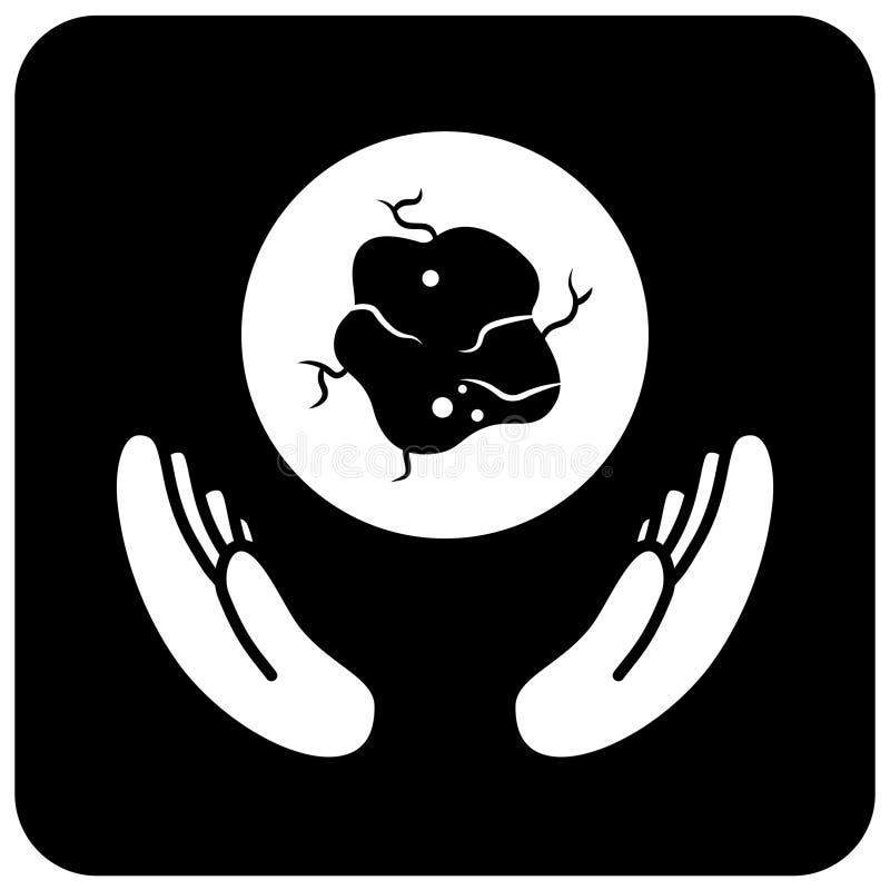 Oncology Icon for Hospitals or Medical Industry. Stock Vector ...