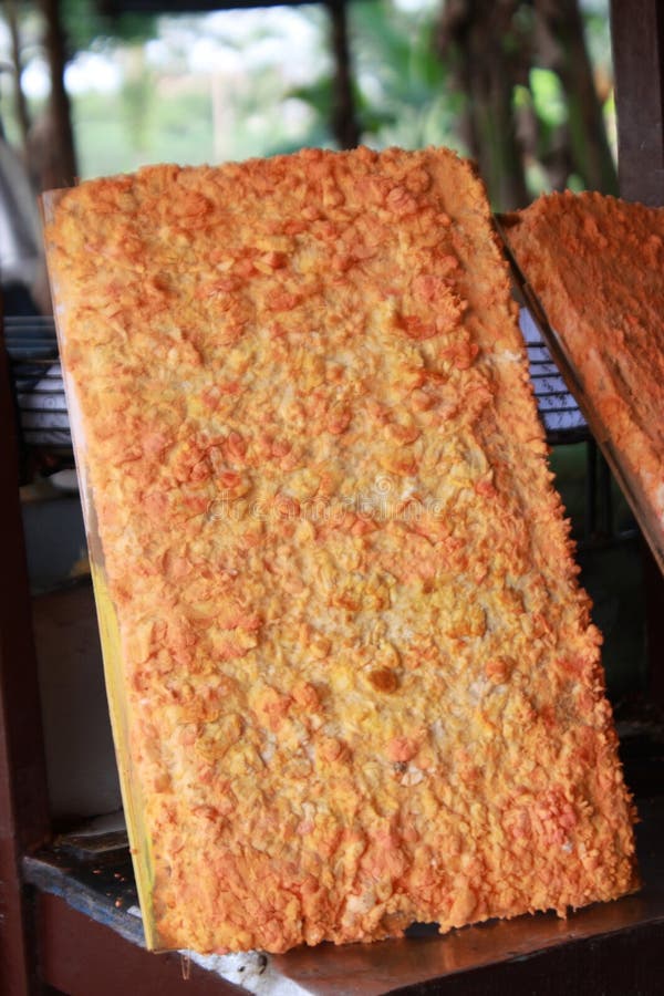 Red Oncom, a Popular Traditional Food in Indonesia. Stock Photo - Image ...