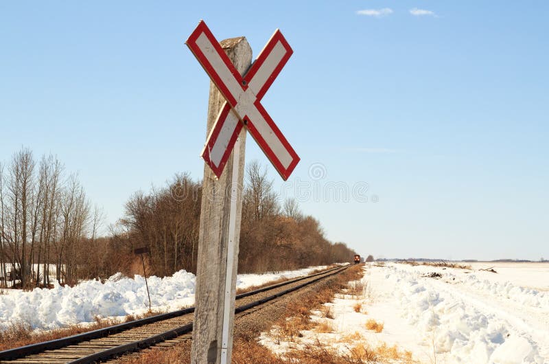 Oncoming train stock image. Image of road, rails, lamps - 1444553