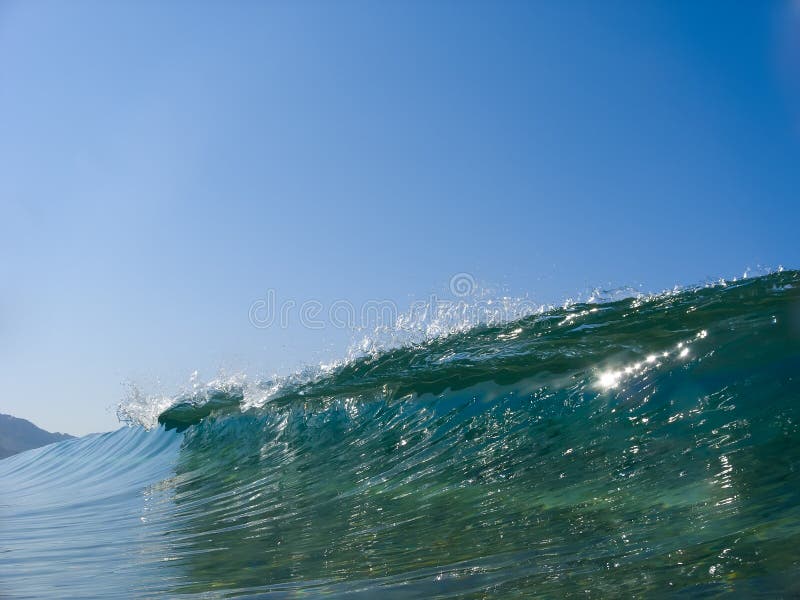 Onda azul imagen de archivo. Imagen de azul, activo, claro - 25943293