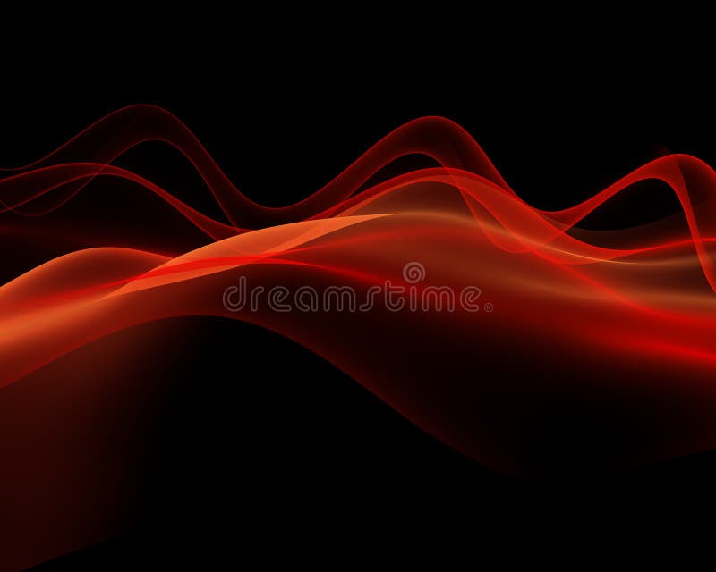 Onda rossa illustrazione di stock. Illustrazione di musica - 8699856