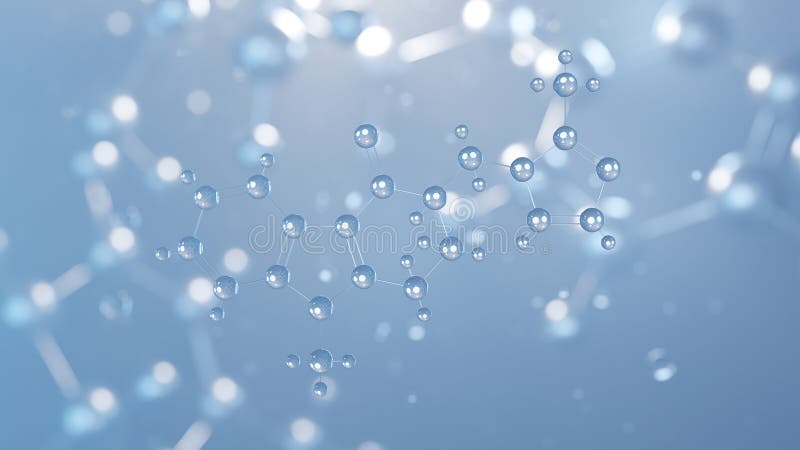 Ondansetron Molecular Structure 3d, Zofran, Structural Chemical Formula ...