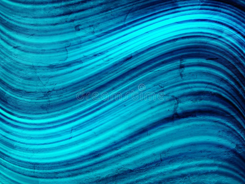 Ondas azuis ilustração stock. Ilustração de onda, azul - 9297846