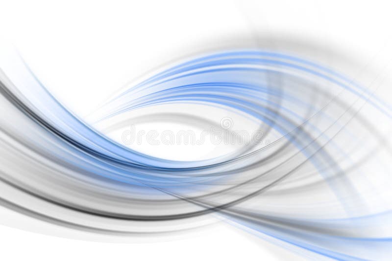 Ondas del azul y del gris stock de ilustración. Ilustración de ciencia ...