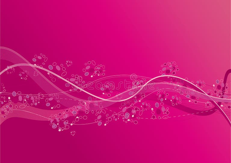 Ondas Del Color De Rosa Ilustraciones Stock, Vectores, Y Clipart ...