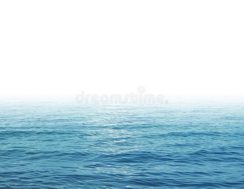 Ondas Do Mar E Fundo Branco Foto de Stock - Imagem de limpar, vista ...