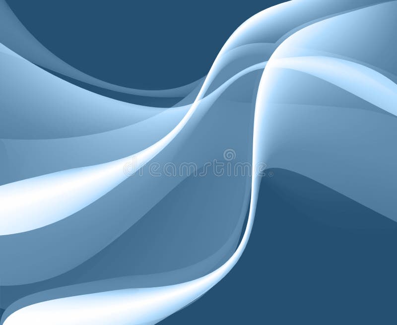 Ondas En Tonos Del Ll Azul Imagen. Imagen: 9749073