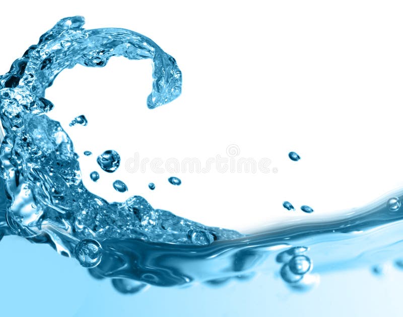 Onde d'eau photo stock. Image du baisse, bulle, milieux - 10120976