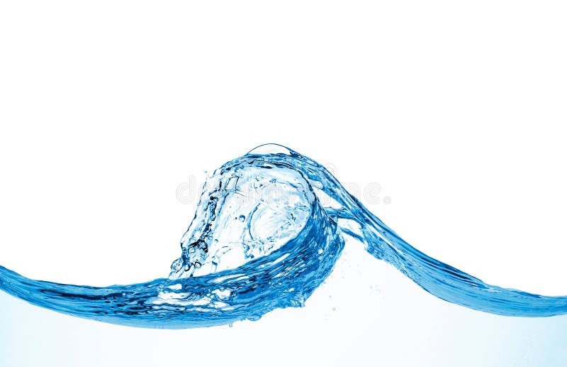 Onde d'eau photo stock. Image du baisse, bulle, milieux - 10120976