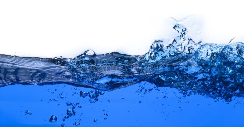 Onde D'eau Propre Avec Des Bulles Image stock - Image du photographie ...