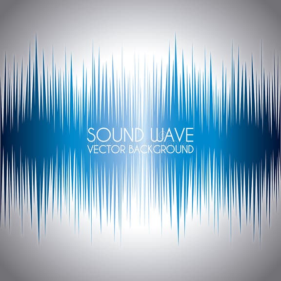 Onde sonore illustration de vecteur. Illustration du crête - 31460374