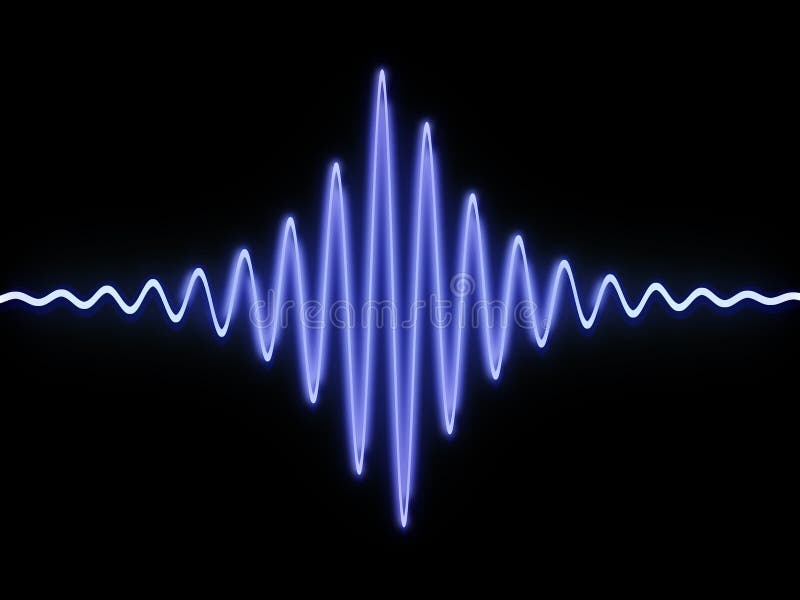 Onde sonore illustration stock. Illustration du mètre - 8319847