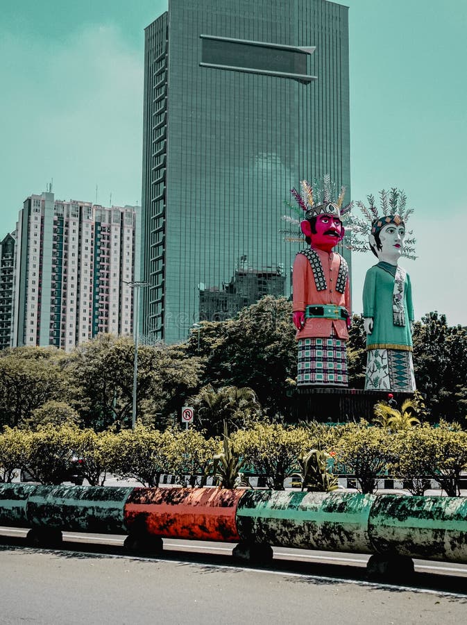 Ondel Ondel Jakarta Culture Stock Image - Image of culture, storys ...