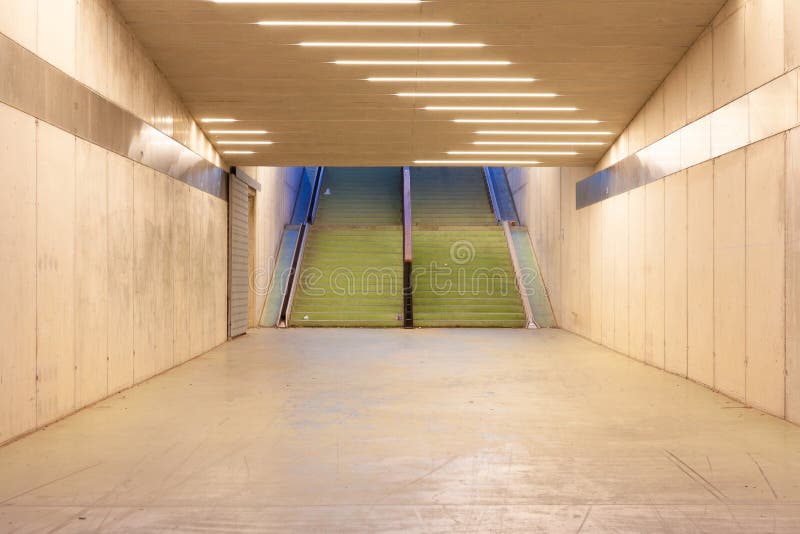 An Subway underpass stock photo. Image of subway, light - 261397632