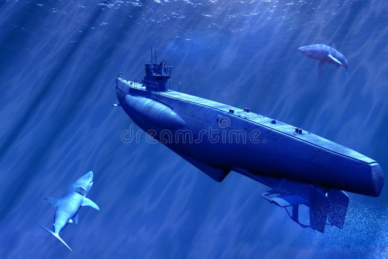 Russische Militaire Onderzeeër Met Torpedo's Stock Foto - Image of ...