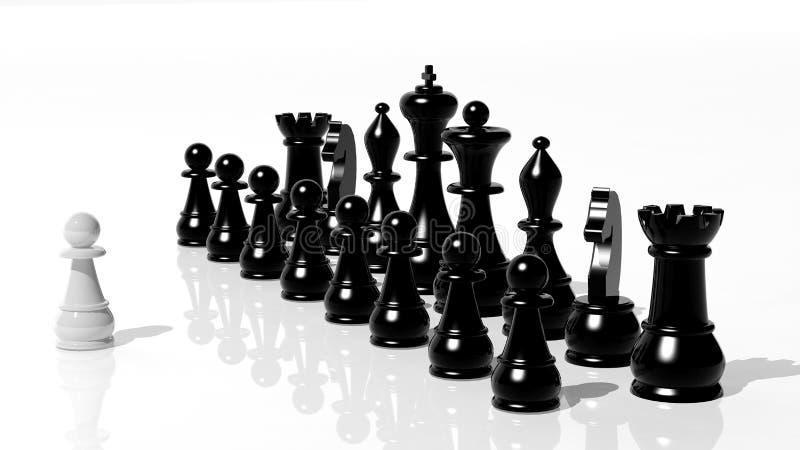 One against all stock illustration. Illustration of loser - 27162022