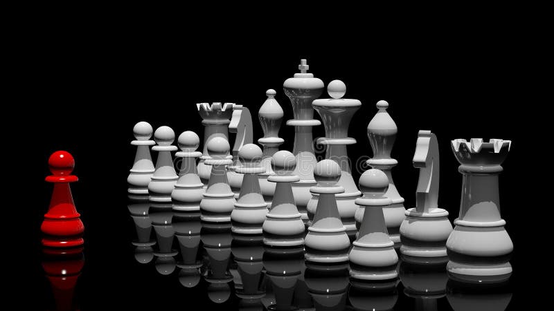 One against all stock illustration. Illustration of outstanding - 27162036