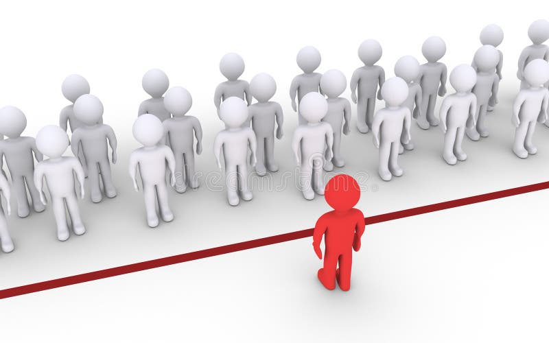 One Against Many Stock Illustrations – 454 One Against Many Stock ...