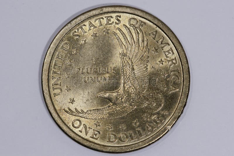 One American Dollar Coin stock image. Image of gold, dollar - 28069261