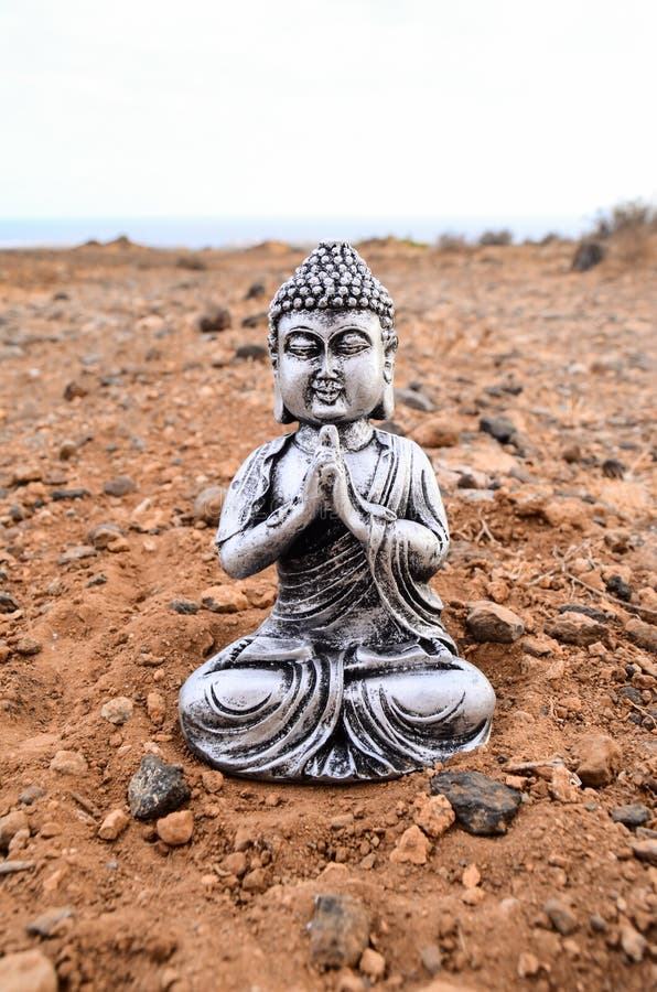 One Ancient Buddha Statue stock photo. Image of statuette - 45629736