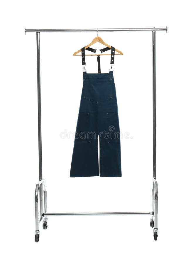 One Apron Clothing Rack Isolated White Stock Photos - Free & Royalty ...
