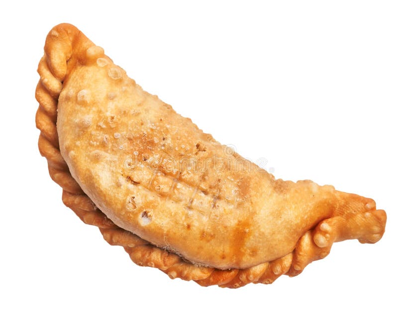Argentinian Empanada on a White Background Stock Image - Image of ...