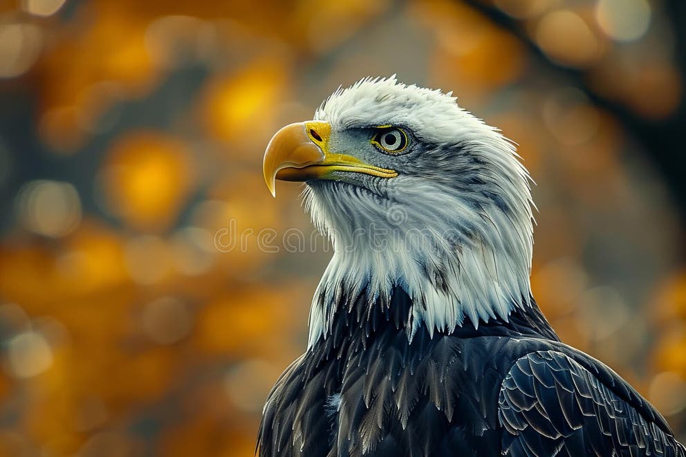 One of the Bald Eagles Has a White Beard with a Black Patch on Its ...