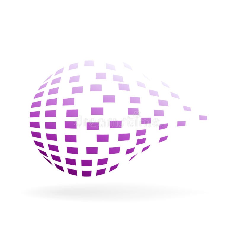 Ball 3d Decay Effect on a Light Background Stock Vector - Illustration ...