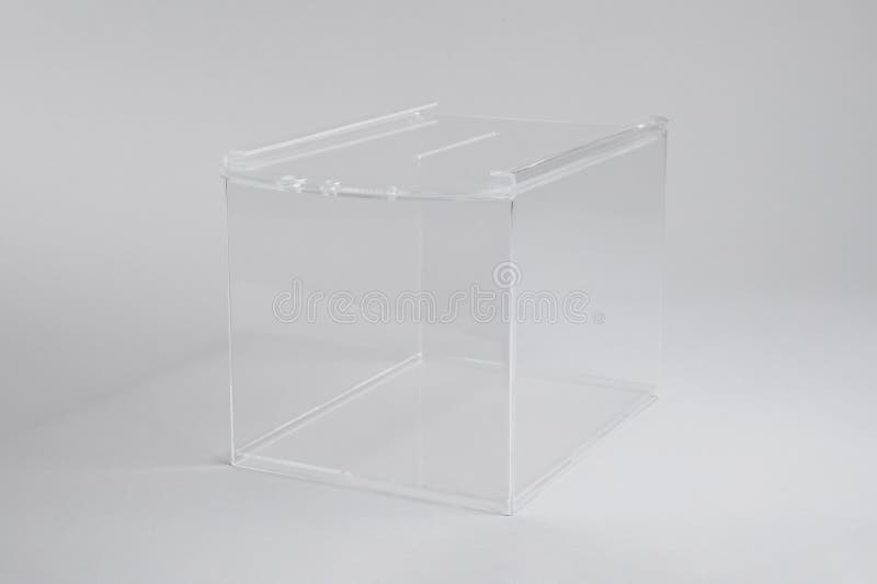 One Ballot Box on Light Grey Background. Election Time Stock Image ...