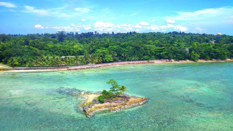 One of the Beautiful Bays on Biak Island Stock Photo - Image of ...