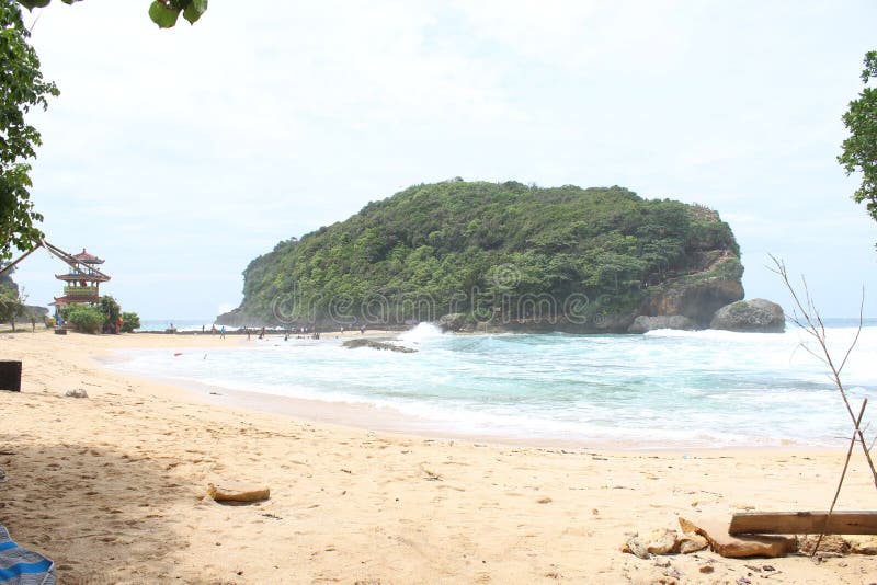One of the Beautiful Beaches Located in Malang, East Java, Indonesia ...